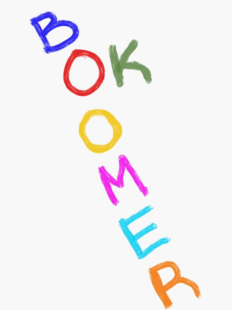 OK BOOMER” sticker" Sticker for Sale by Lizazelia | Redbubble