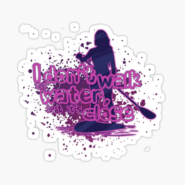 "SUP Girl - "Stand Up Paddle Paddling" Sticker by supcenter | Redbubble