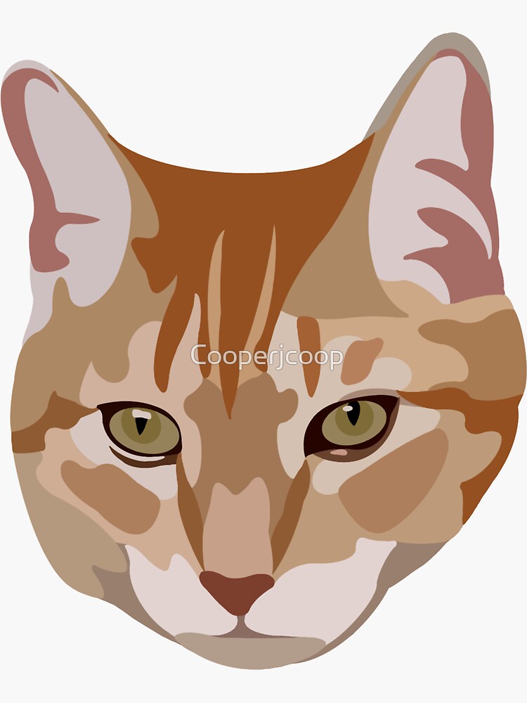 "A Cat Named Milo" Sticker for Sale by Cooperjcoop | Redbubble