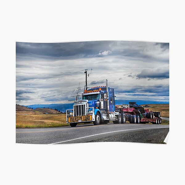 Semi Truck Posters | Redbubble