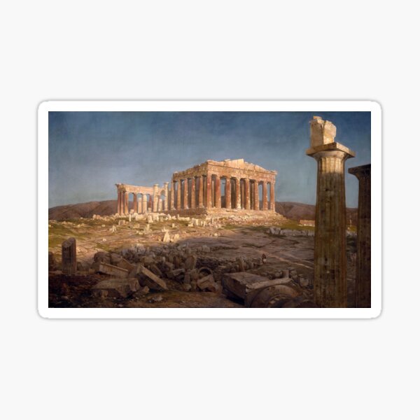 "Frederic Edwin Church - The Parthenon" Sticker for Sale by ...