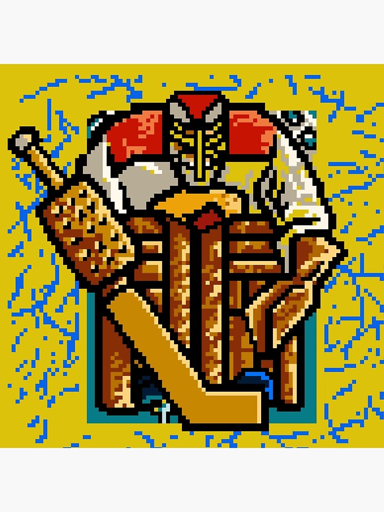 "Pixel Hockey Goalie" Poster for Sale by James Hindermeier | Redbubble