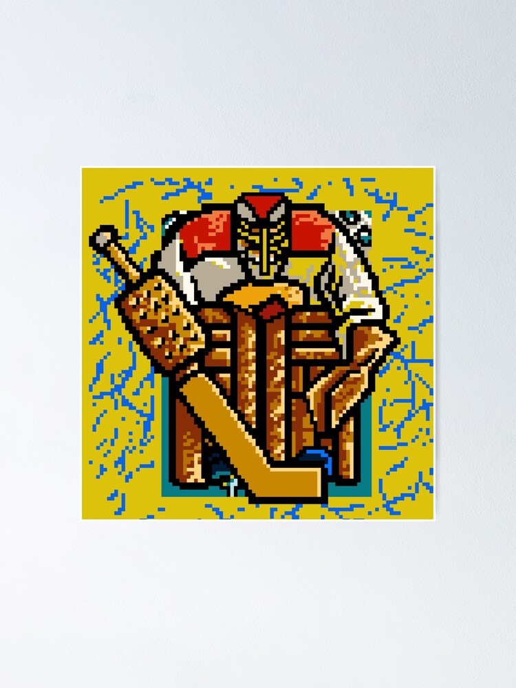 "Pixel Hockey Goalie" Poster for Sale by James Hindermeier | Redbubble
