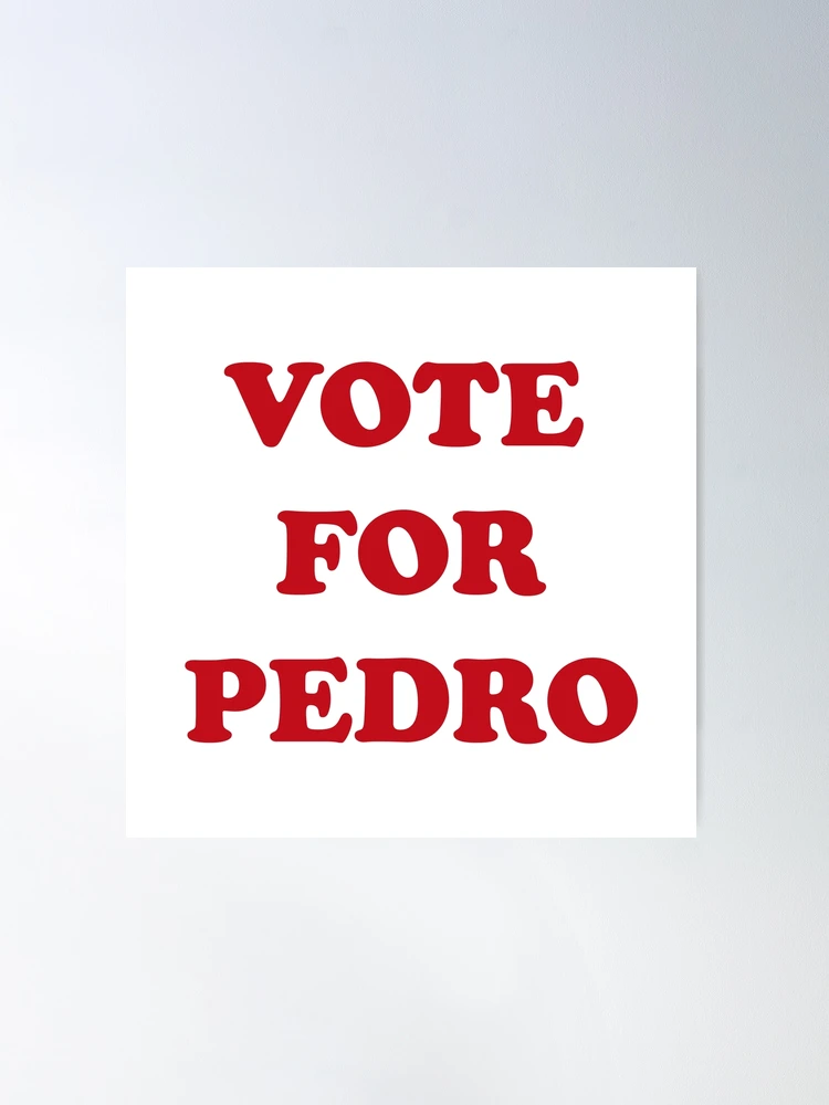 Napoleon Dynamiet Stem Voor Pedro Poster Napoleon Dynamite Vote For