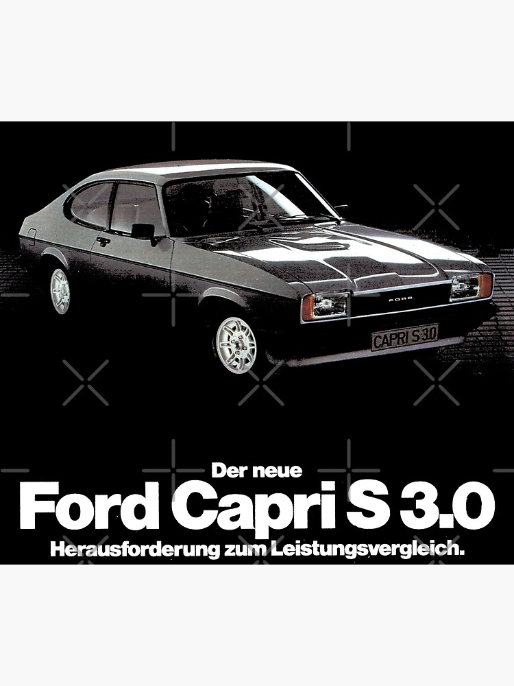"FORD CAPRI 3.0S" Sticker for Sale by ThrowbackM2 | Redbubble