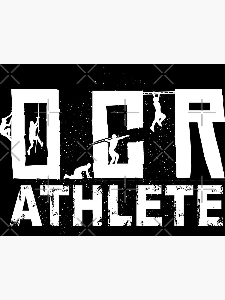 "OCR Athlete - Obstacle Course Obstacle Run Obstacle Course Racing ...