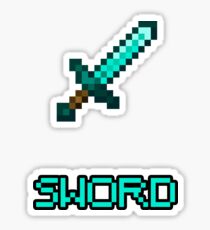 Diamond Sword Stickers | Redbubble