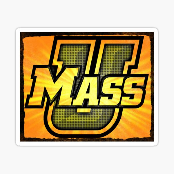 "Umass Logo" Sticker for Sale by efitzg3 | Redbubble