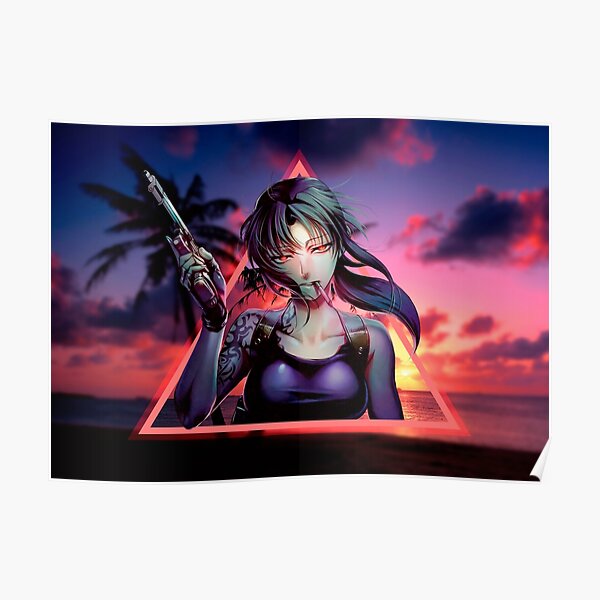 "Black Lagoon Revy" Poster by terpres | Redbubble