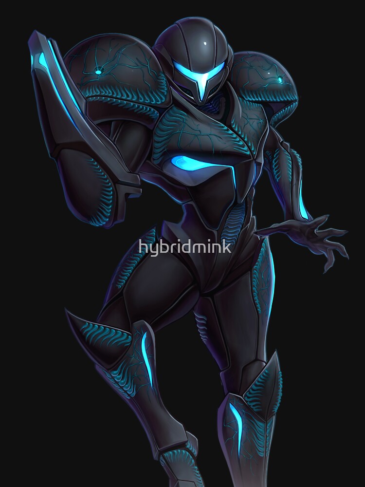 "Dark Samus" T-shirt for Sale by hybridmink | Redbubble | dark t-shirts ...