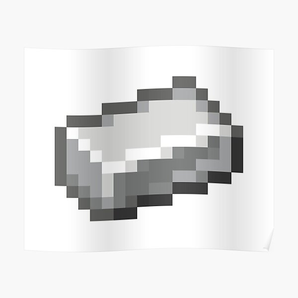 "iron ingot icon" Poster by Smartyboyx14 | Redbubble