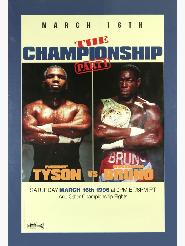 "Boxing T-Shirt: 1996 Heavyweight Championship" Sticker for Sale by ...
