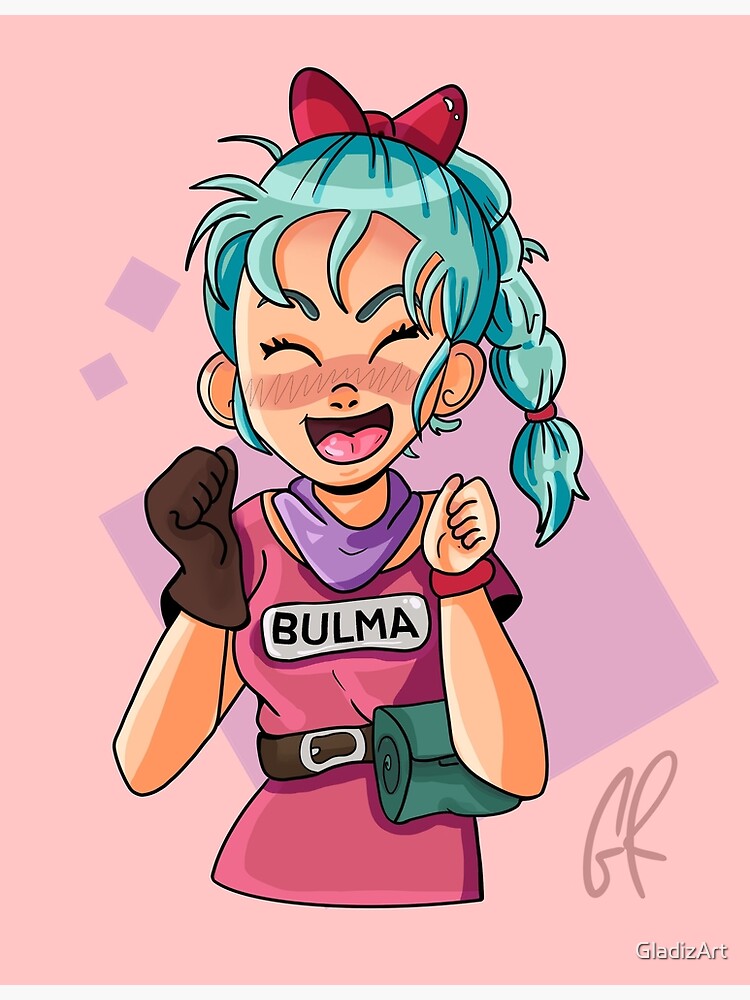 "Bulma " Poster for Sale by GladizArt | Redbubble