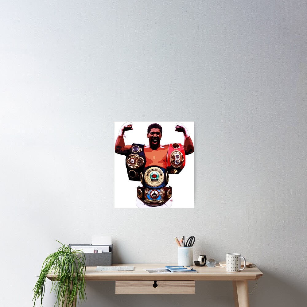 "ANTHONY JOSHUA AJ BOXING UNIFIED WORLD CHAMPION RETRO ART" Poster for ...