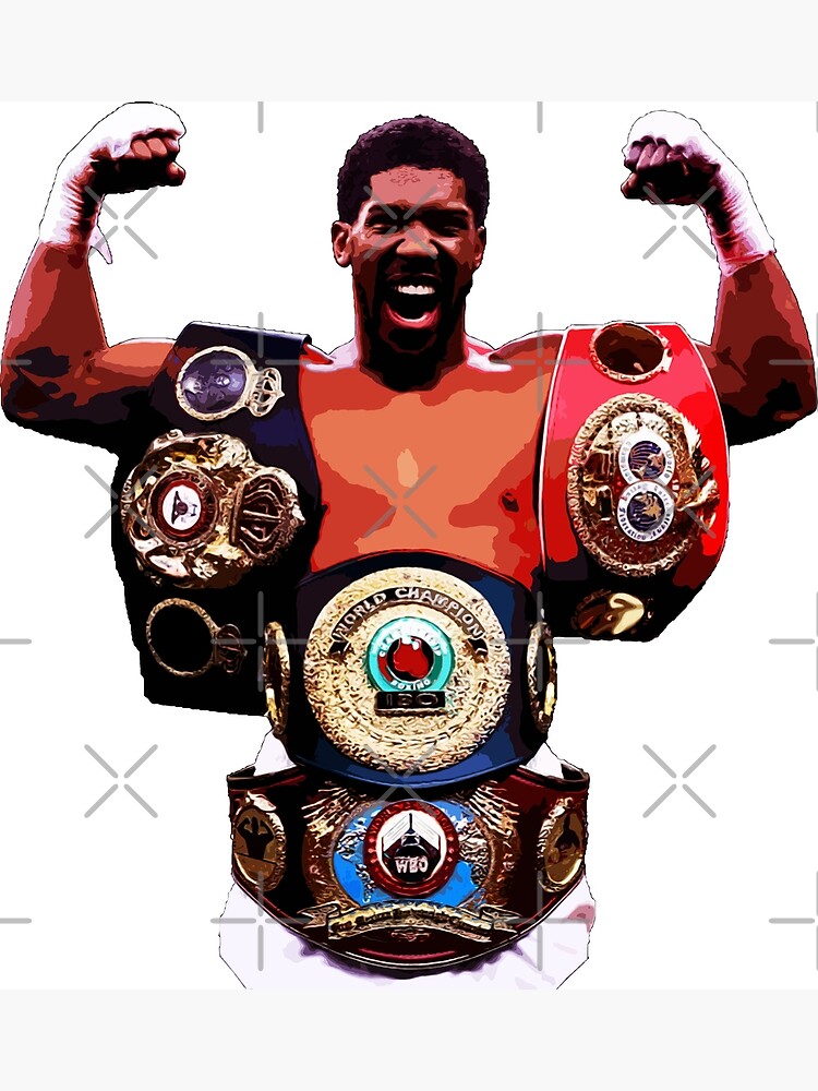 "ANTHONY JOSHUA AJ BOXING UNIFIED WORLD CHAMPION RETRO ART" Poster for ...