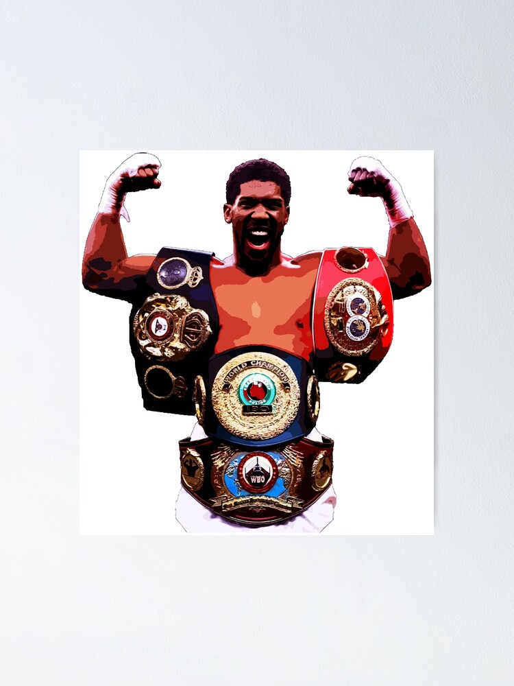 "ANTHONY JOSHUA AJ BOXING UNIFIED WORLD CHAMPION RETRO ART" Poster for ...