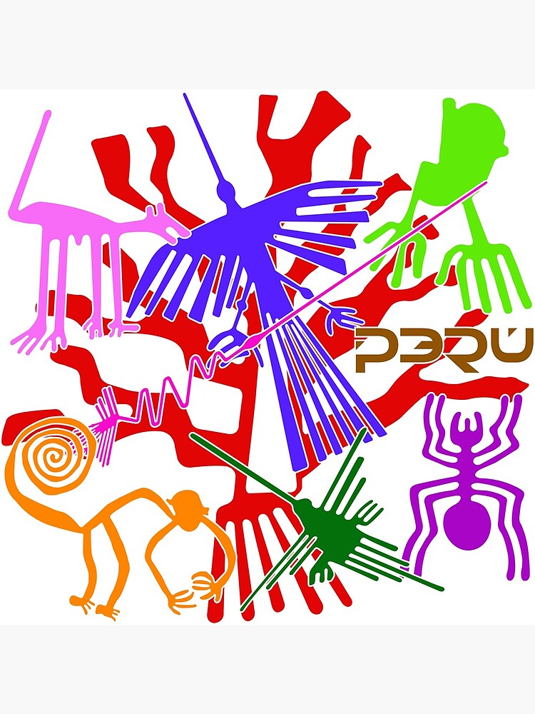 "Peru Nazca Lines with colors" Art Print by Peru28 | Redbubble