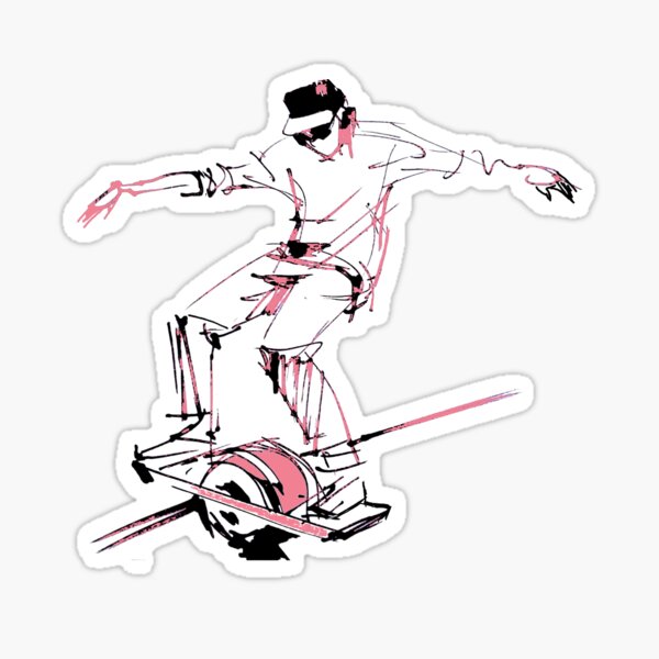 "Onewheel Pink" Sticker for Sale by onewheelartist | Redbubble