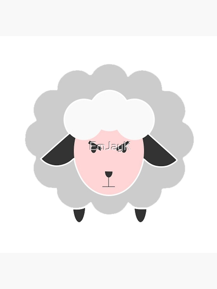 "Angry Sheep is Angry" Art Print by EmJayK | Redbubble