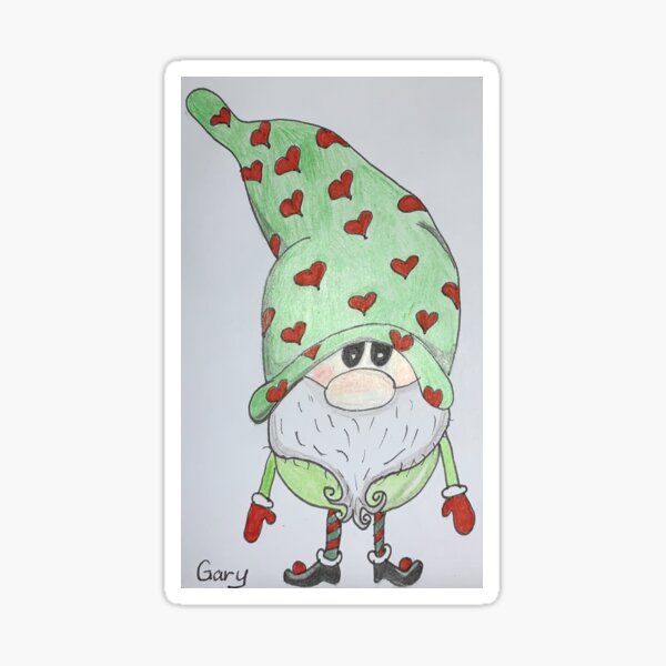 "Gary Doodle" Sticker for Sale by cggyr6672 | Redbubble