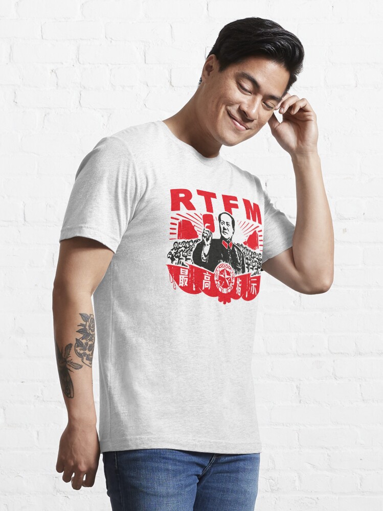 "Mao RTFM" T-shirt for Sale by alcounit | Redbubble | rtfm t-shirts ...