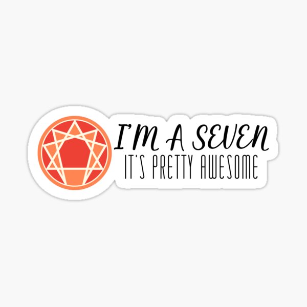 "Enneagram Type 7" Sticker for Sale by PatternGroove | Redbubble