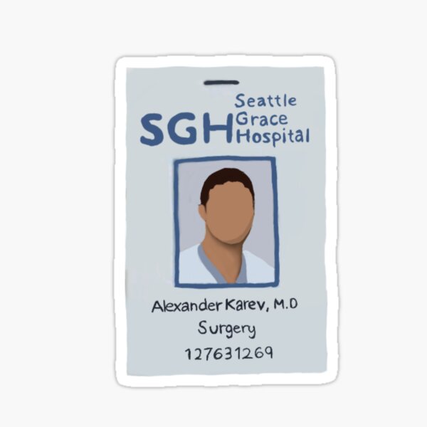 Alex Karev Stickers | Redbubble