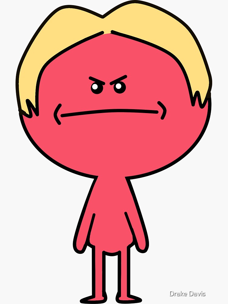 "Red Meeseeks" Sticker by Dldaviz | Redbubble