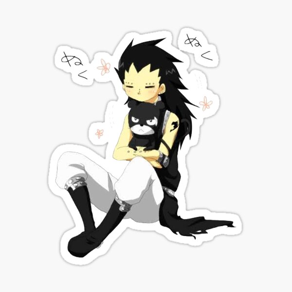 "Cute Gajeel" Sticker for Sale by BraganzaTalia | Redbubble