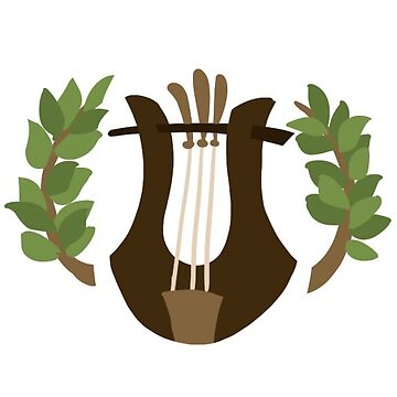 "Lyre Sticker" Sticker for Sale by FunandAims | Redbubble