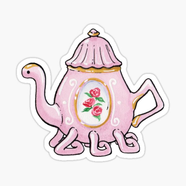 "English Teapot Creature" Sticker for Sale by kf-tea | Redbubble