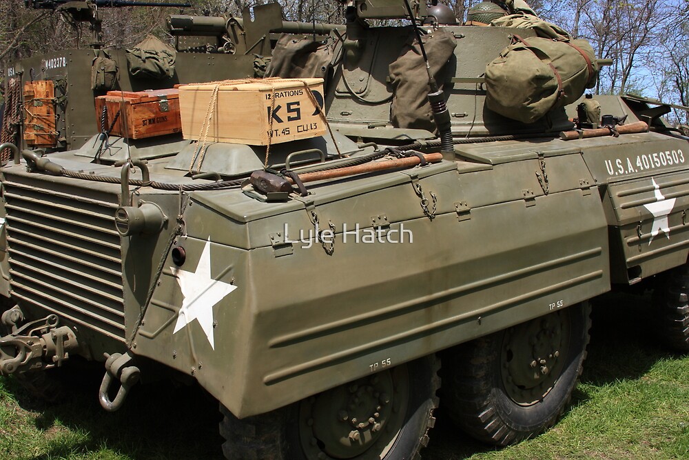 "M8 Armored Car" by Lyle Hatch | Redbubble