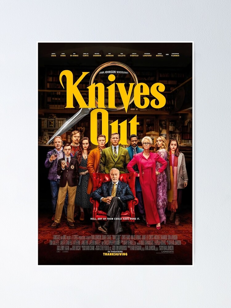 "Knives Out" Poster for Sale by aidenastace | Redbubble