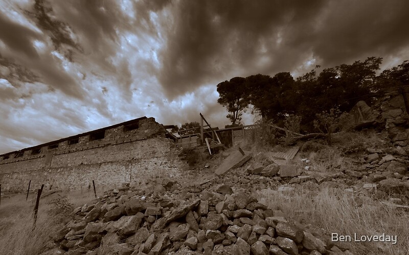 "Morialta Barns- The Breach" by Ben Loveday | Redbubble