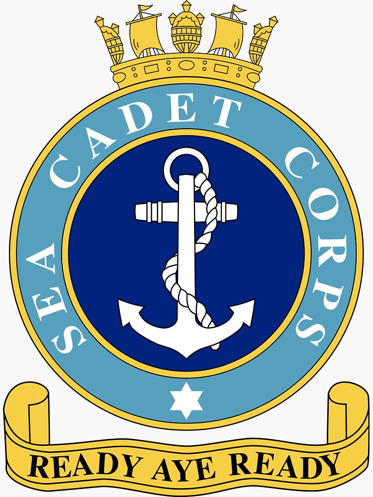"Sea Cadets (United Kingdom)" Sticker for Sale by wordwidesymbols ...