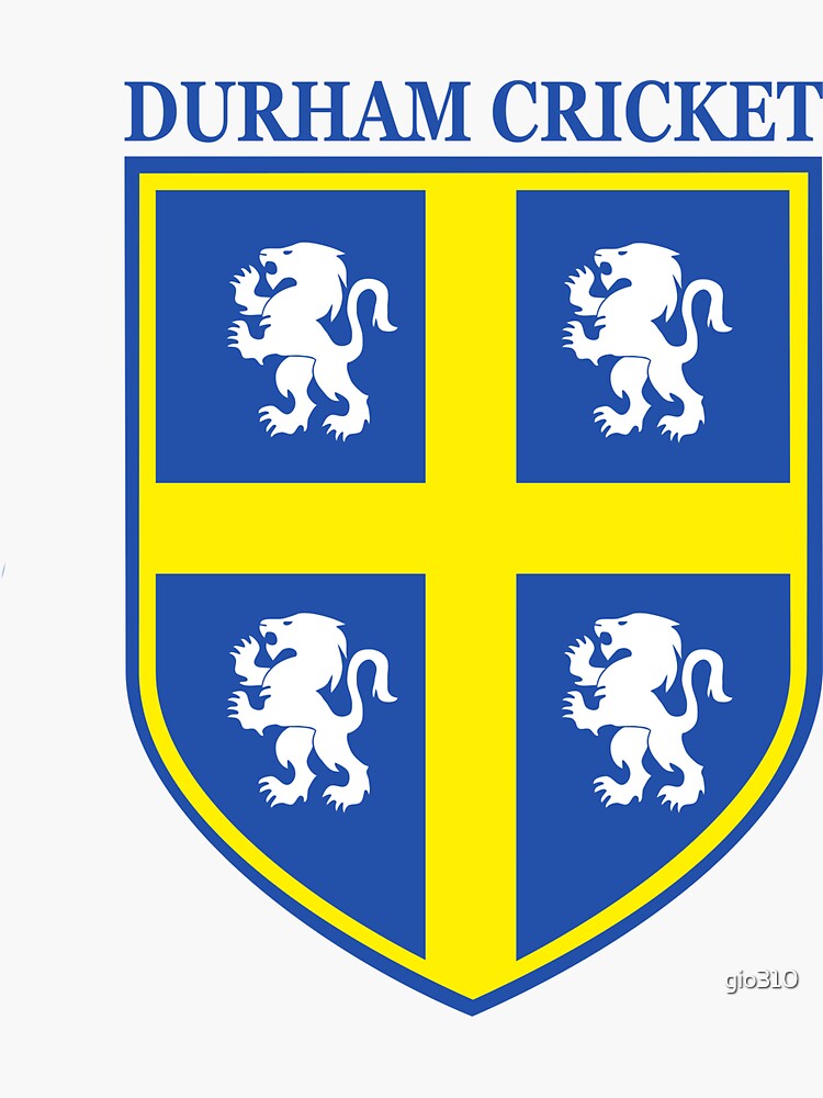 "Durham County Cricket Club" Sticker for Sale by gio310 | Redbubble