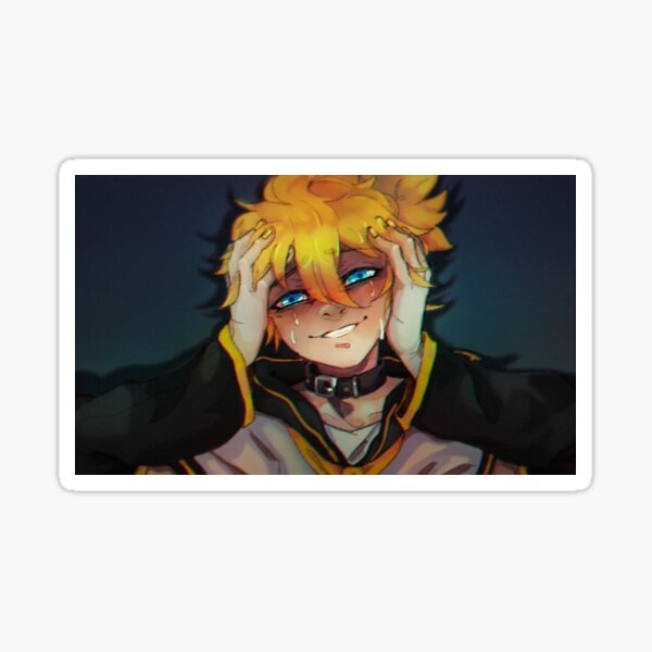 "kagamine len" Sticker for Sale by Liprikon | Redbubble