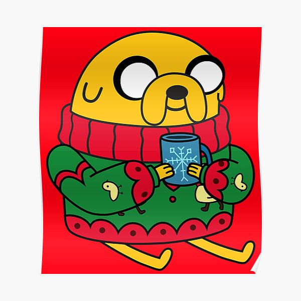 Jake The Dog Christmas Posters | Redbubble