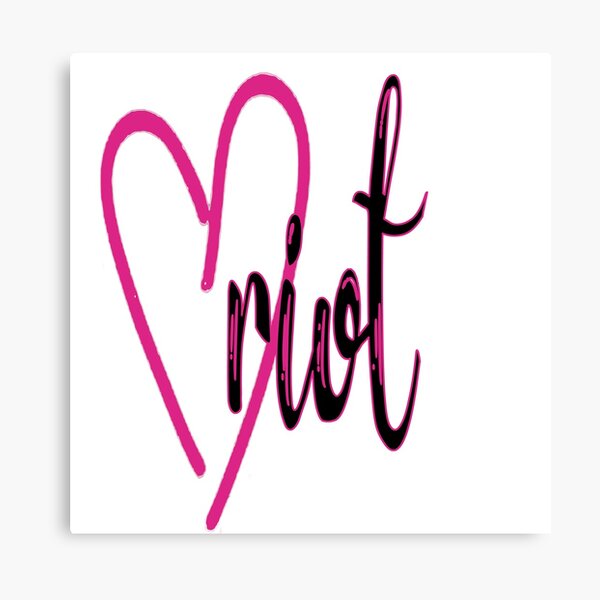 Riot Girl Aesthetic Canvas Prints | Redbubble