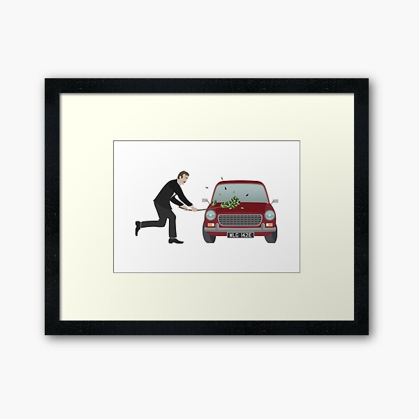 "A Damn Good Thrashing!" Framed Art Print for Sale by Twagger | Redbubble
