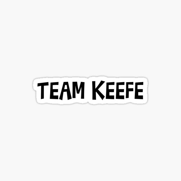 "Team Keefe" Sticker for Sale by corbrand | Redbubble