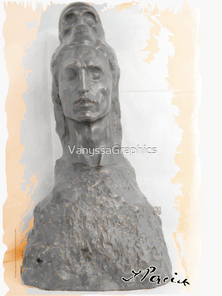 "God of War by Romanian Symbolist Sculptor Dimitrie Paciurea, with his ...