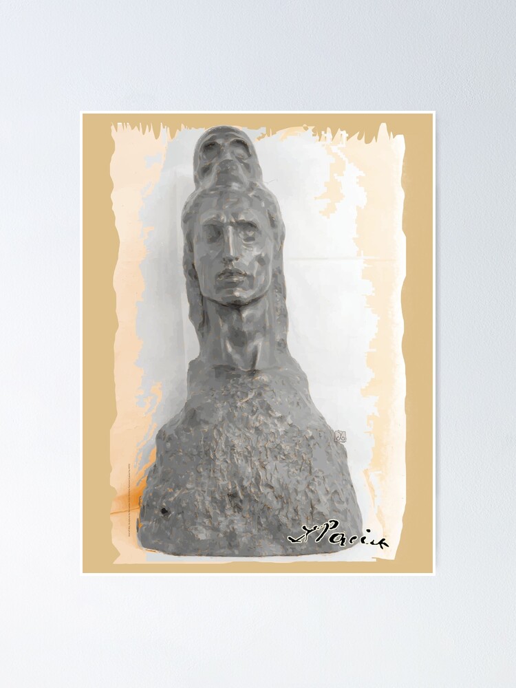 "God of War by Romanian Symbolist Sculptor Dimitrie Paciurea, with his ...