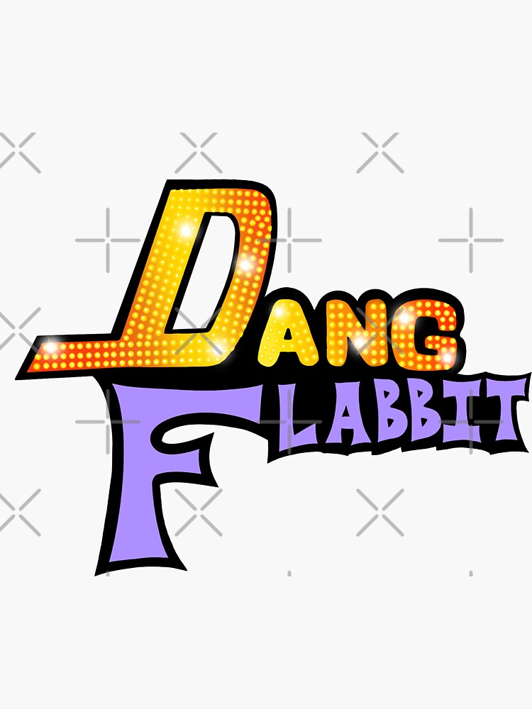 "Hannah Montana Dang Flabbit Sticker " Sticker for Sale by Hayley Meyer ...