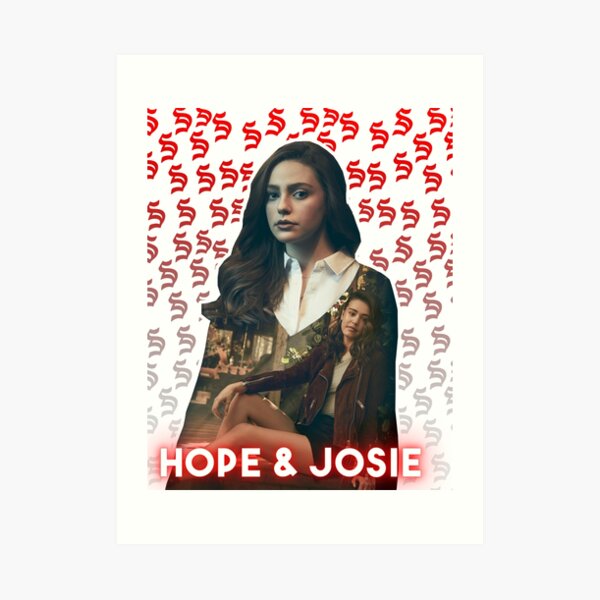 "Legacies Hope And Josie Poster " Art Print by AnsykD | Redbubble
