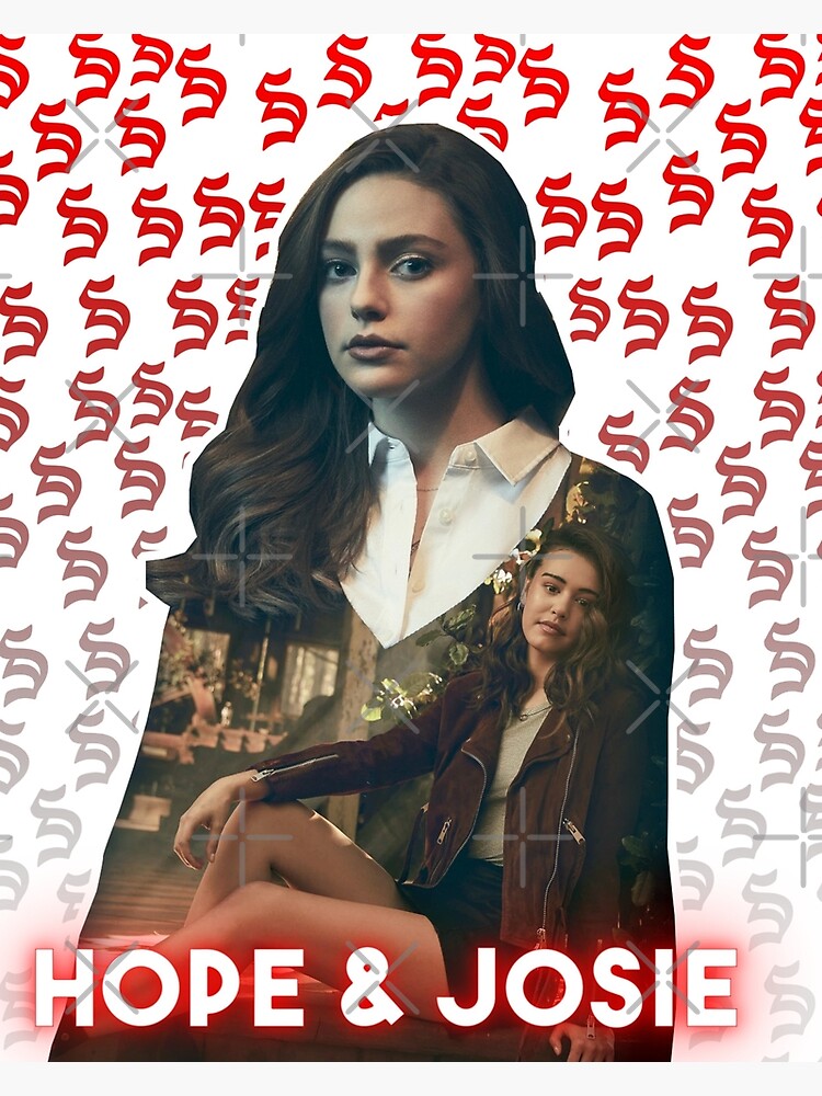 "Legacies Hope And Josie Poster " Art Print by AnsykD | Redbubble