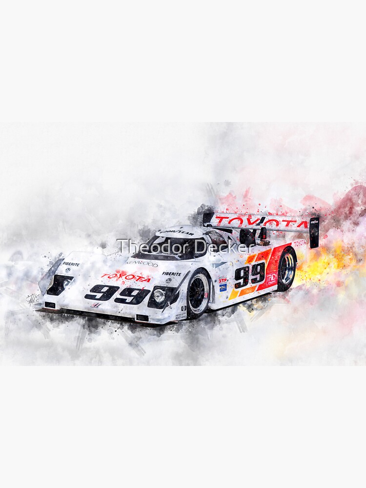 "Toyota IMSA Eagle HF89" Sticker by Theodor Decker | Redbubble