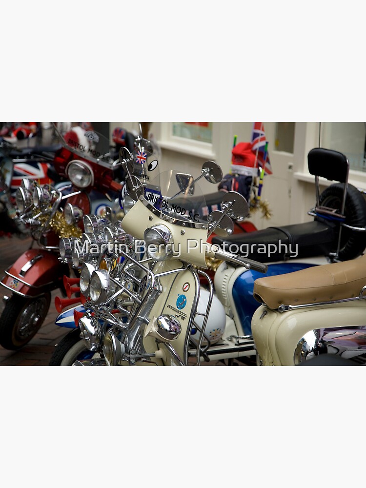 "mods scooters in london's carnaby street" Poster for Sale by Martin ...