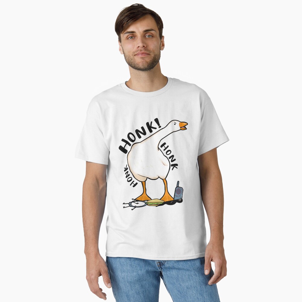 "Goose Game - HONK! HONK! HONK!" Sticker for Sale by GamersHeaven ...