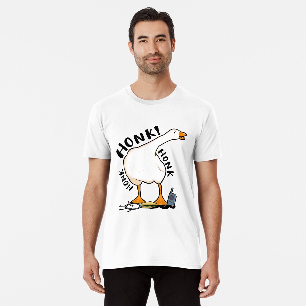 "Goose Game - HONK! HONK! HONK!" Sticker for Sale by GamersHeaven ...